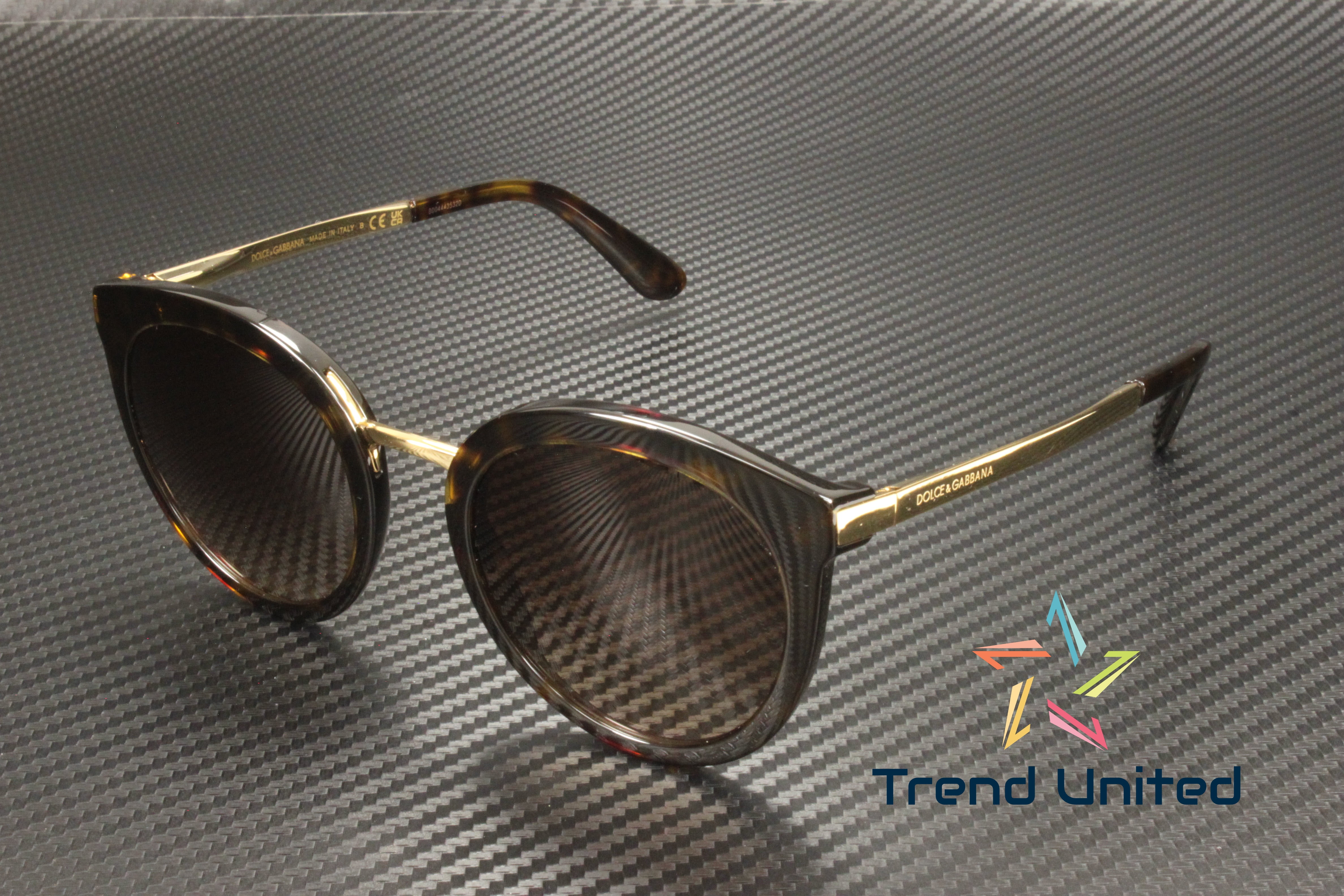 Dolce & Gabbana Women's Gradient DG4268-502/13-52 Brown Round ...