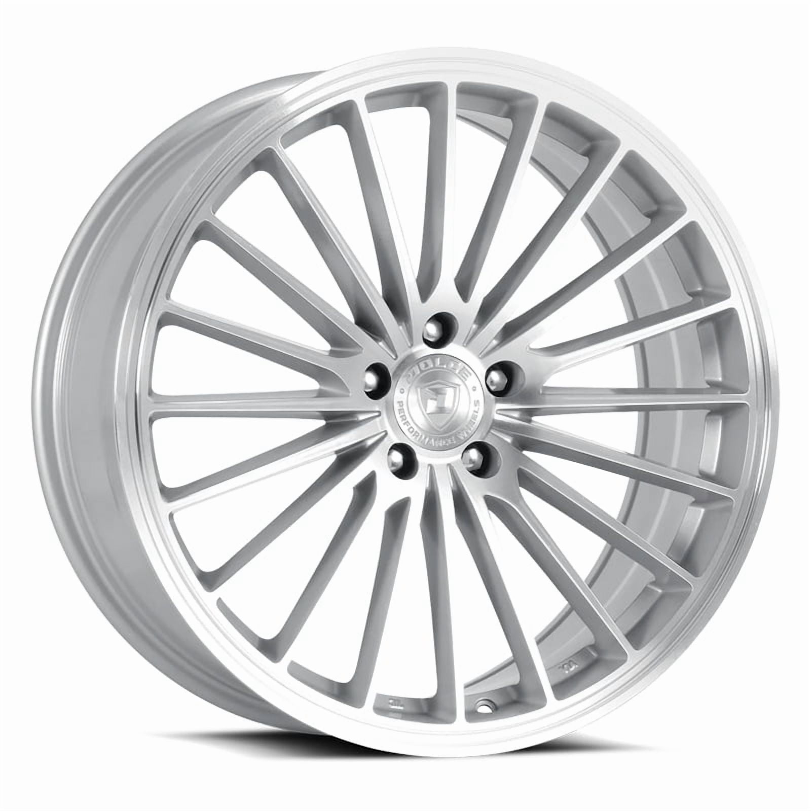 Dolce Ghost 20X8.5 5X112 +35mm Gloss Silver Machined Face Wheel 20 ...