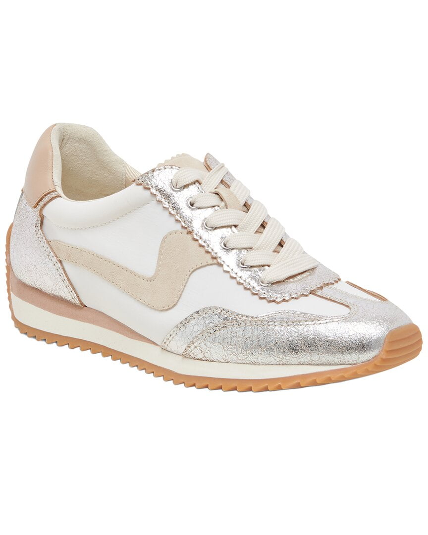Dolce Vita B.Ntcd Leather Sneaker, 6.5, Silver - Walmart.com