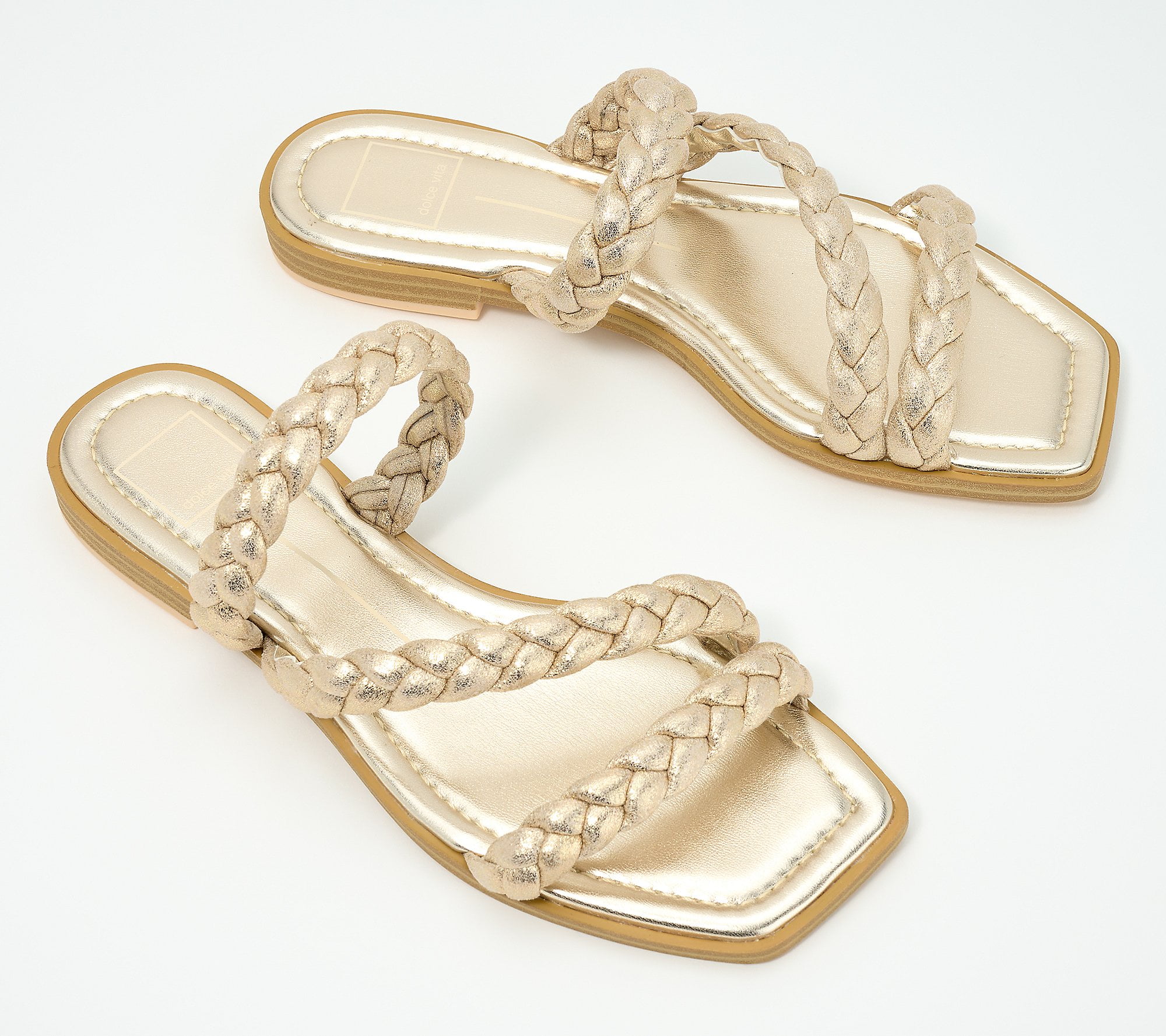 Dolce Vita Braided Strap Slide Sandals - Walmart.com