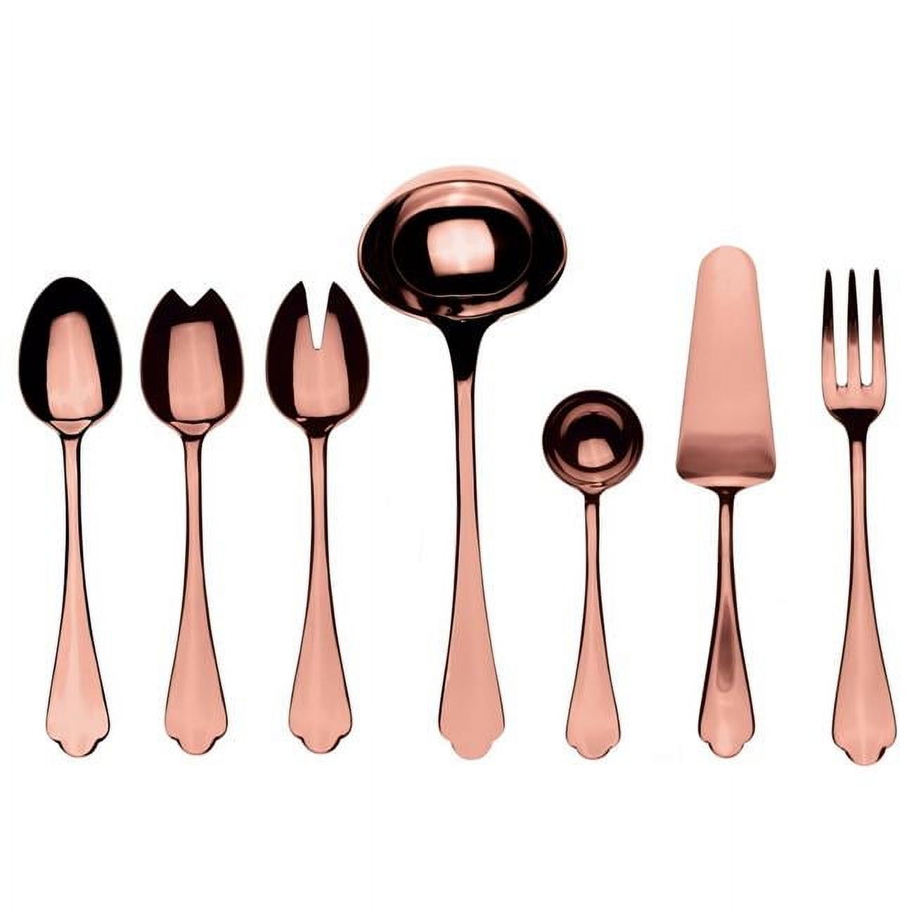 Mepra S.P.A. 10642207B 7 Piece Dolce Vita Serving Set - Bronze ...