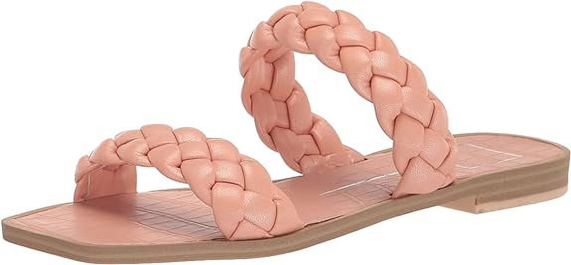 Dolce Vita Indy Petal Metallic Stella Slip On Squared Toe Woven Straps ...