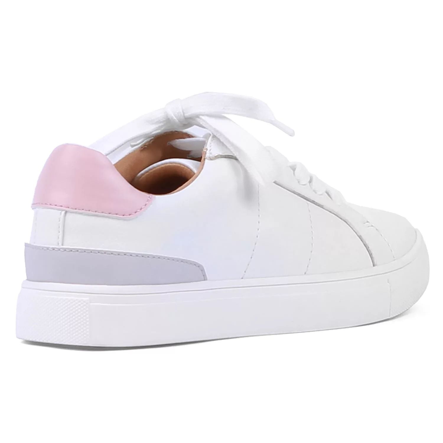Dolce Vita Women's Anibel Lace-Up Faux Leather Court Sneaker (Pink, 10 ...