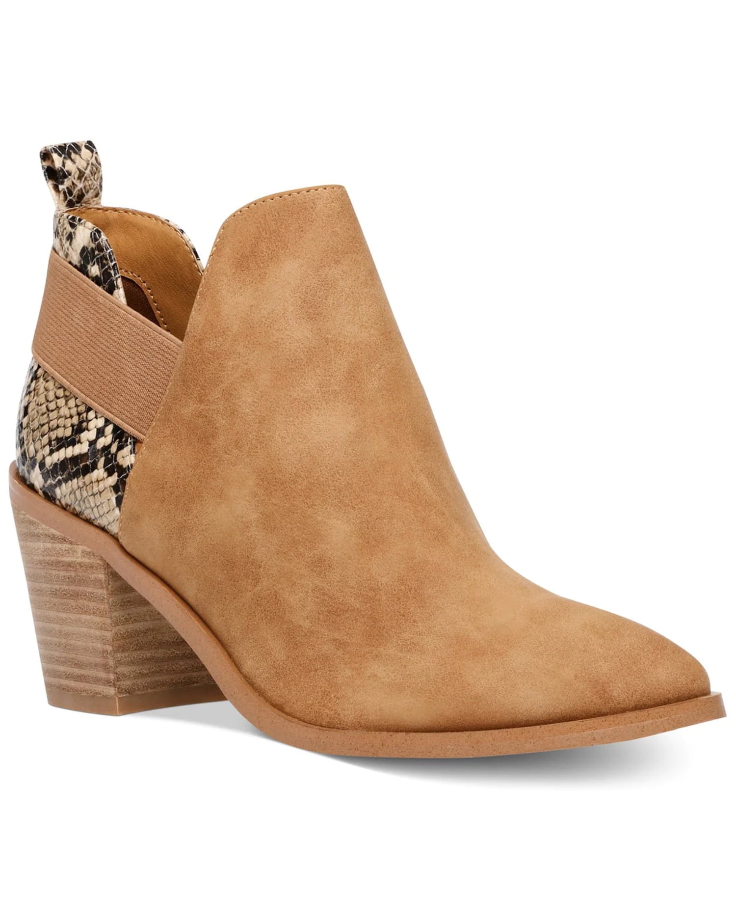 Dolce Vita Women's Brown Fig Ankle Booties - Walmart.com
