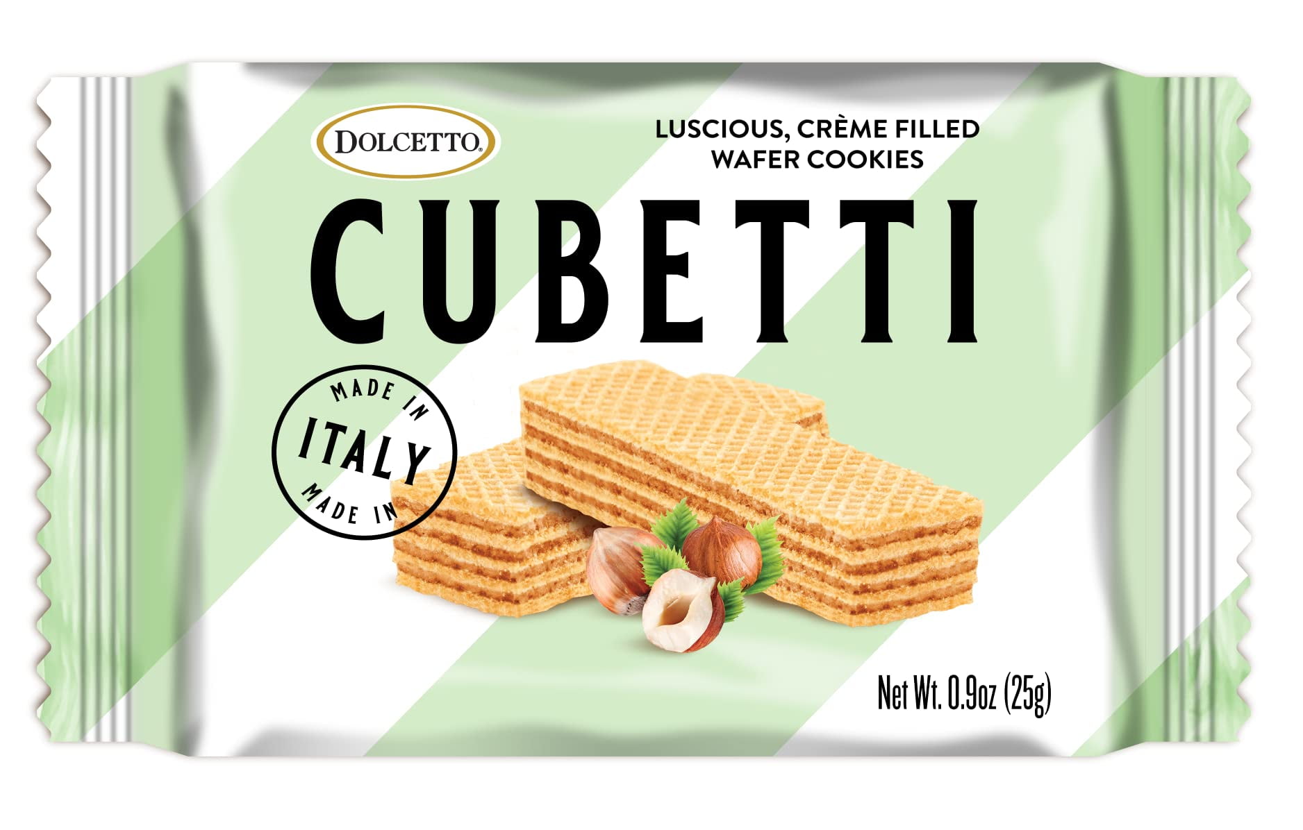 Dolcetto Cubetti Wafer Cookies, VTF5 Creamy Hazelnut Sweets, Crispy ...