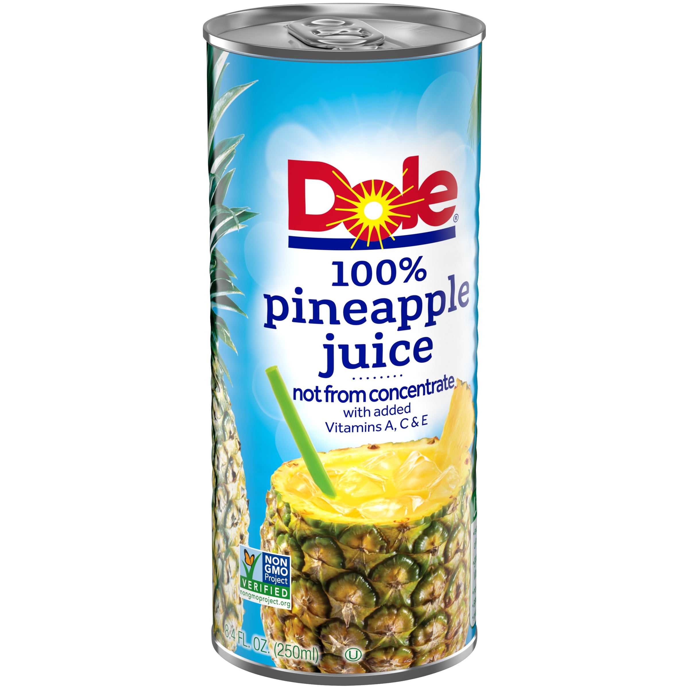 DOLE 100% Pineapple Juice - Walmart.com