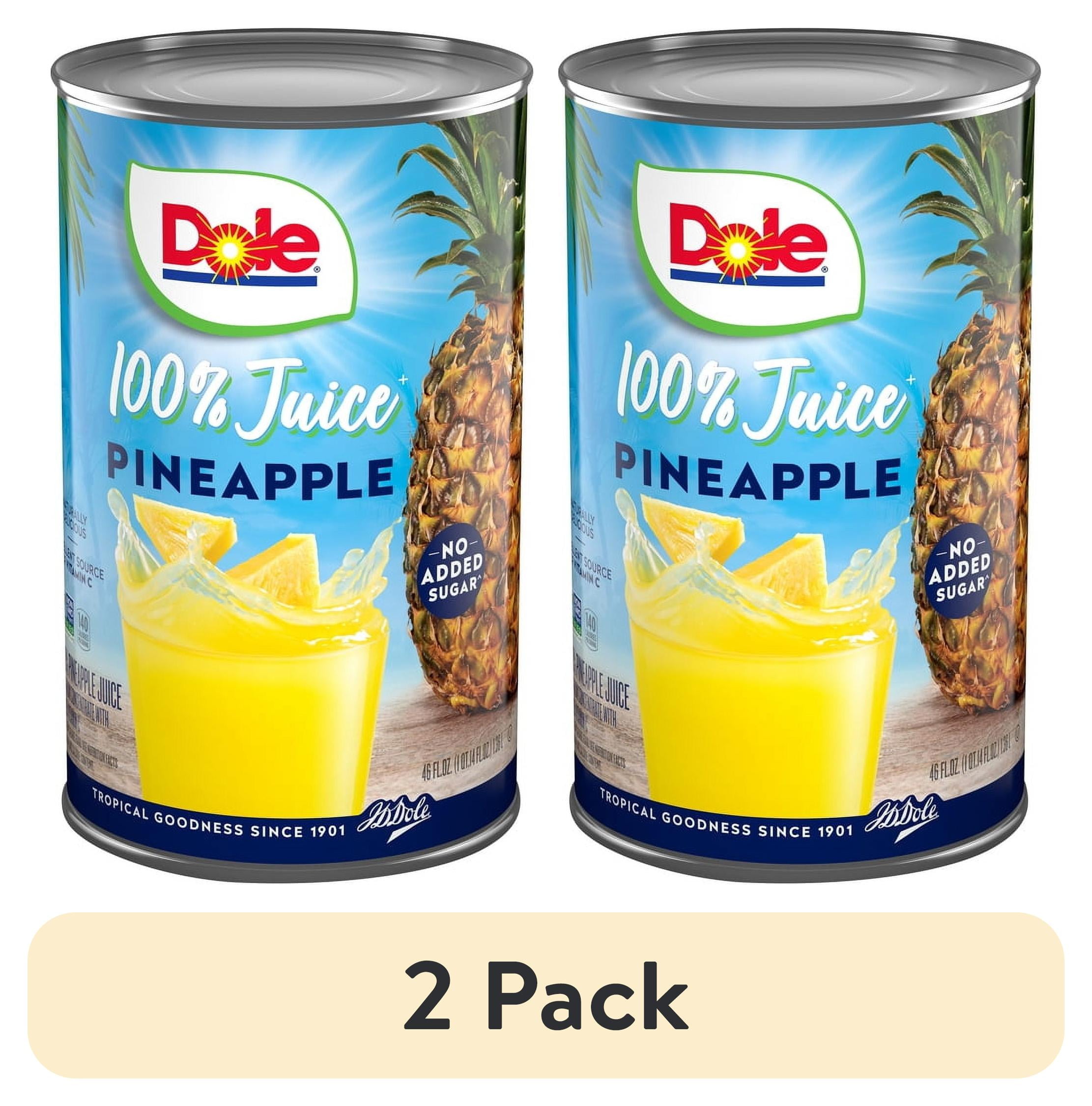 Customer reviews for (2 pack) Dole All Natural 100% Pineapple Juice, 46 ...