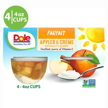 Del Monte Pear Berry Bubble Fruit Snacks, 4 Cups, 3.5 oz Each, No ...