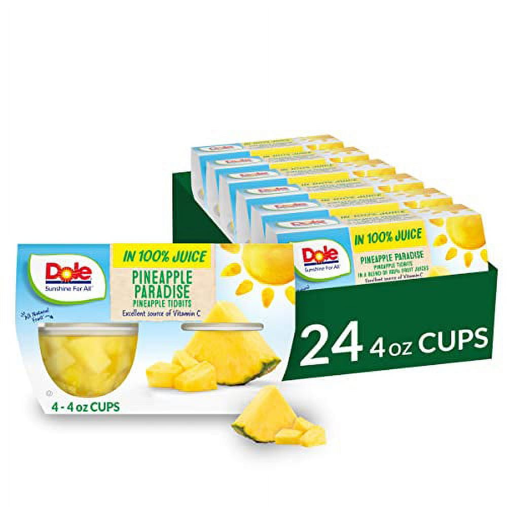 Dole Fruit Bowls Pineapple .. Tidbits in 100% Juice, .. Back To School ...