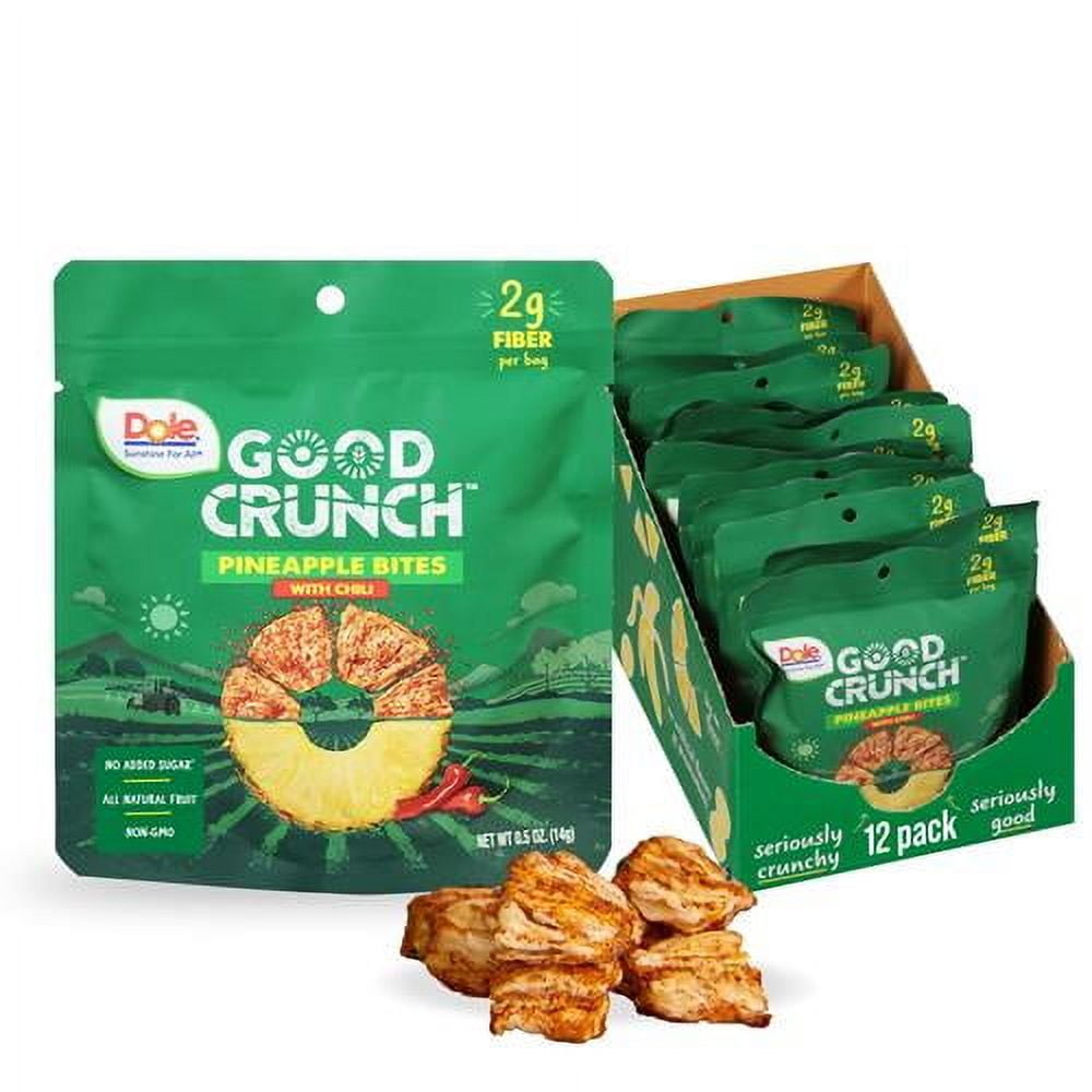 Dole Good Crunch Pineapple With Chili Dried Fruit Bites, Gluten Free ...