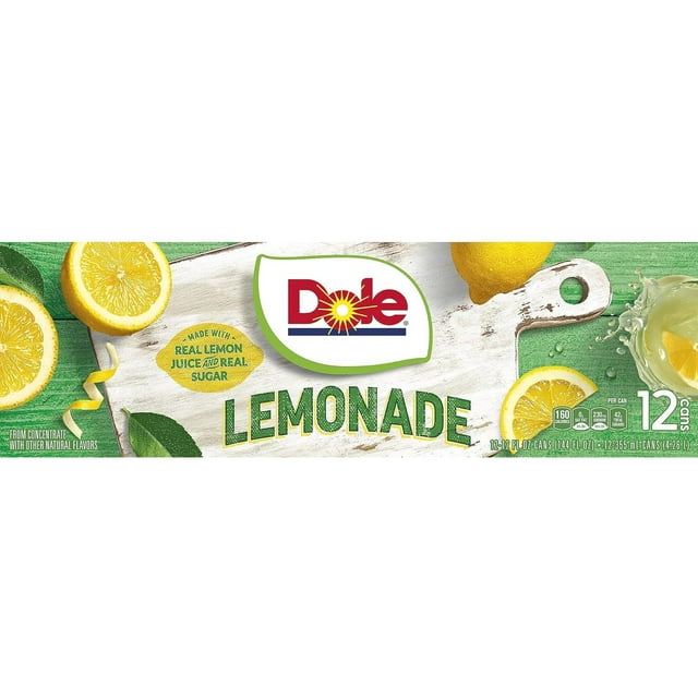 Dole Lemonade 12 fl oz cans, 12 count - Walmart.com