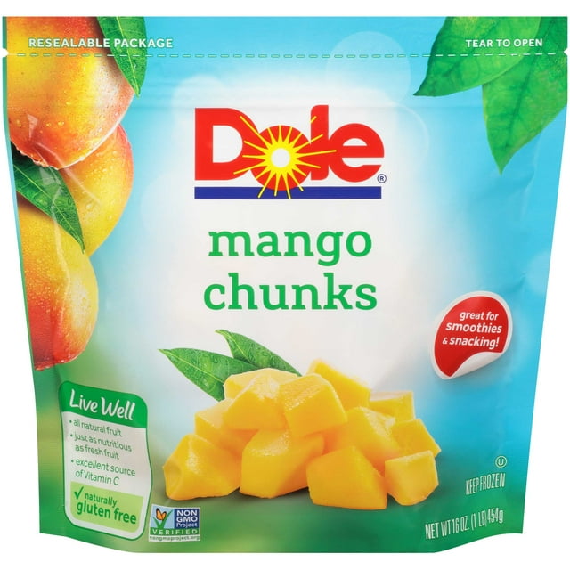 Dole Mango Chunks, 16 Ounce -- 8 per case. - Walmart.com