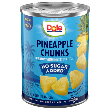 Dole Golden Fresh Tropical Gold Pineapple Chunks in 100% Juice, 15 oz ...