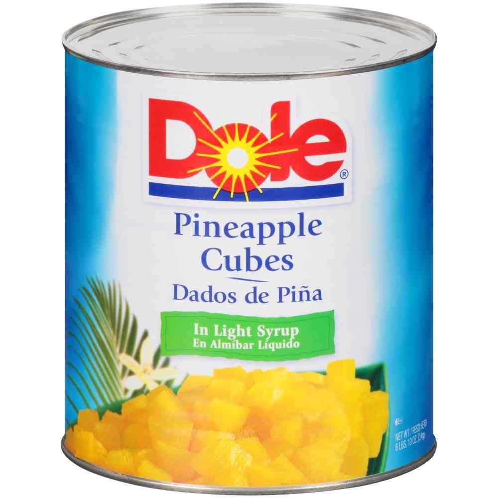 Dole Pineapple Cubes In Light Syrup, 106 Ounce - 6 per case. - Walmart.com