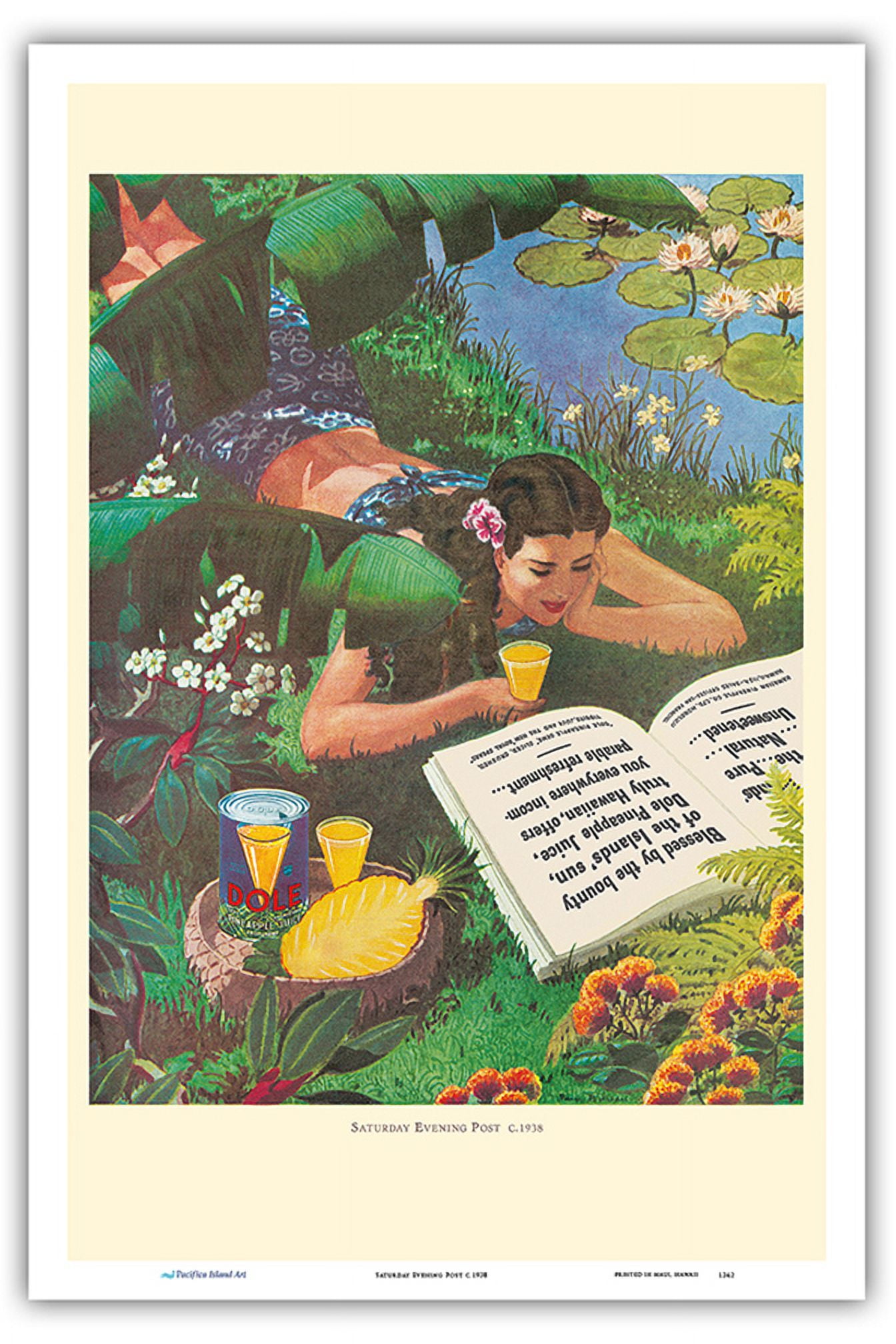 Dole Pineapple Juice Advertisement - From the Saturday Evening Post ...