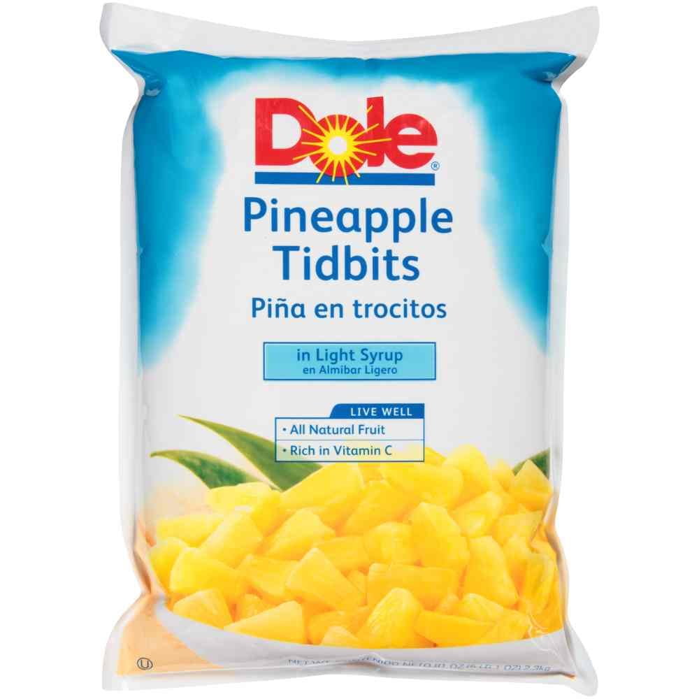 Dole Pineapple Tidbit, 81 Ounce - 6 per case. - Walmart.com