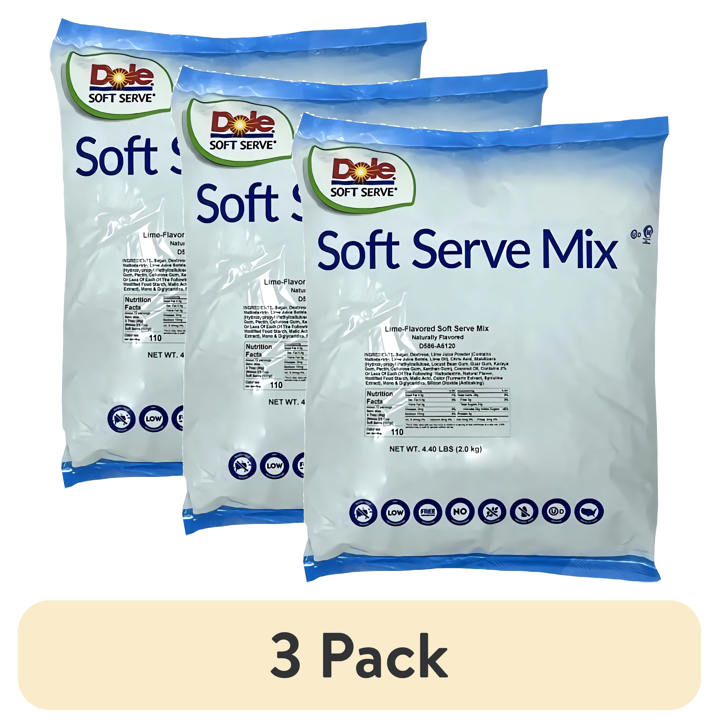 (3 pack) Dole Soft Serve Mix - Lime (4.4 lbs) - Walmart.com