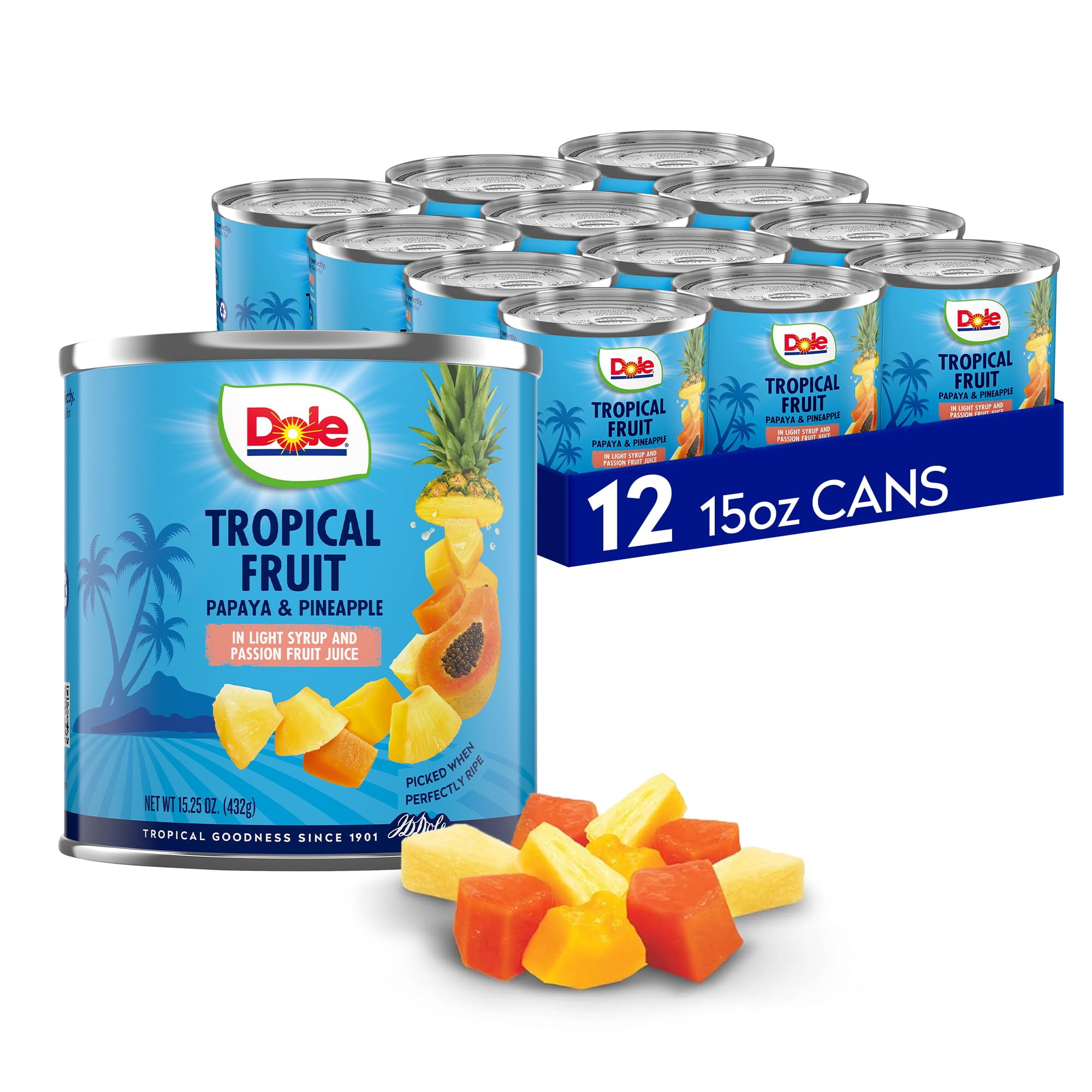 Dole Tropical Fruit in Light Syrup KKS1 and Passion Fruit Juice ...