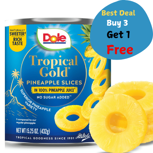 Customer reviews for Dole Tropical Gold Pineapple Slices in 100% ...
