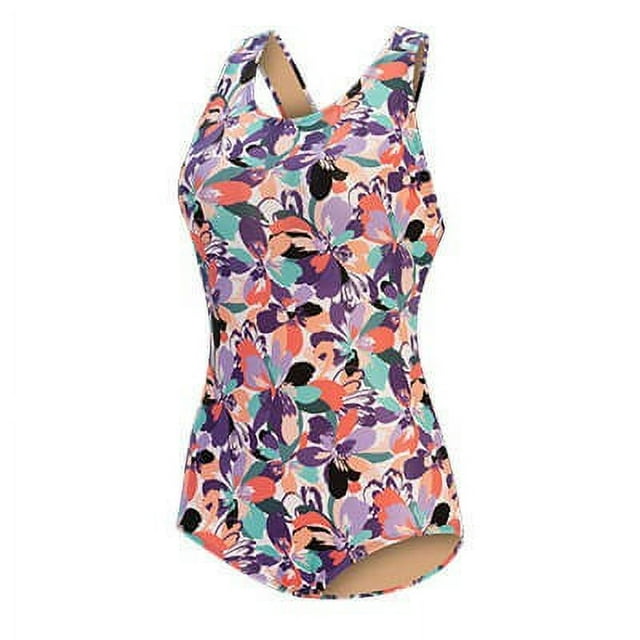 Dolfin Aquashape Women's Wanderlust Conservative Lap Suit One Piece ...
