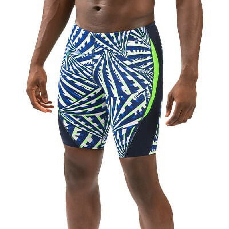 Dolfin Reliance Men's Molten Blue Printed Jammer Swimsuit - Walmart.com