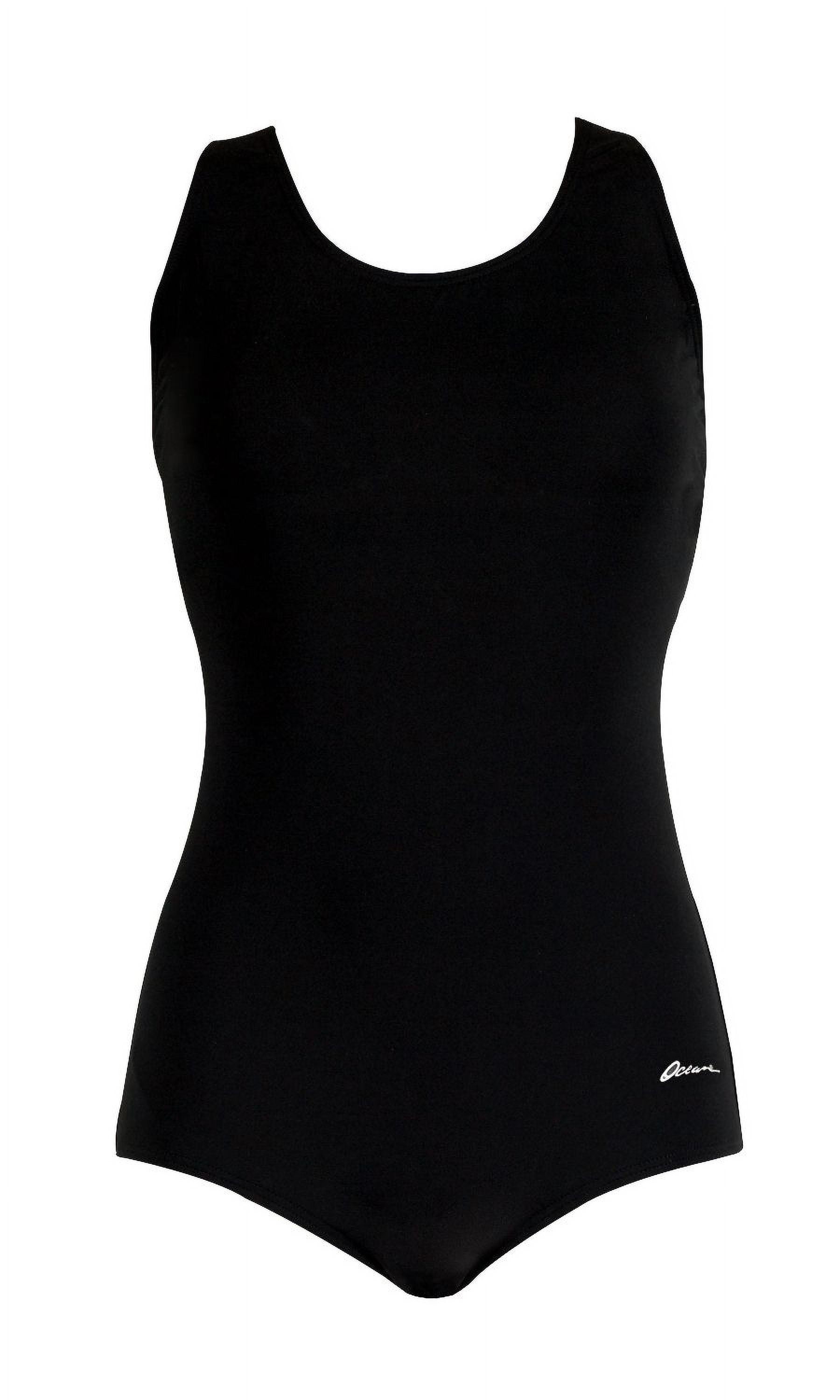 Dolfin Women's Aquashape Conservative Lap Suit (Black, 14) - Walmart.com