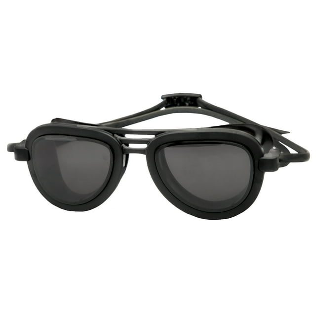 Dolfino Adult Aviator Shade Goggle, Black, Unisex - Walmart.com