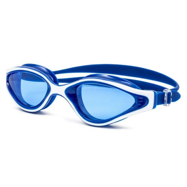 Dolfino Adult Performance Swim Goggle, Blue/White, Unisex - Walmart.com