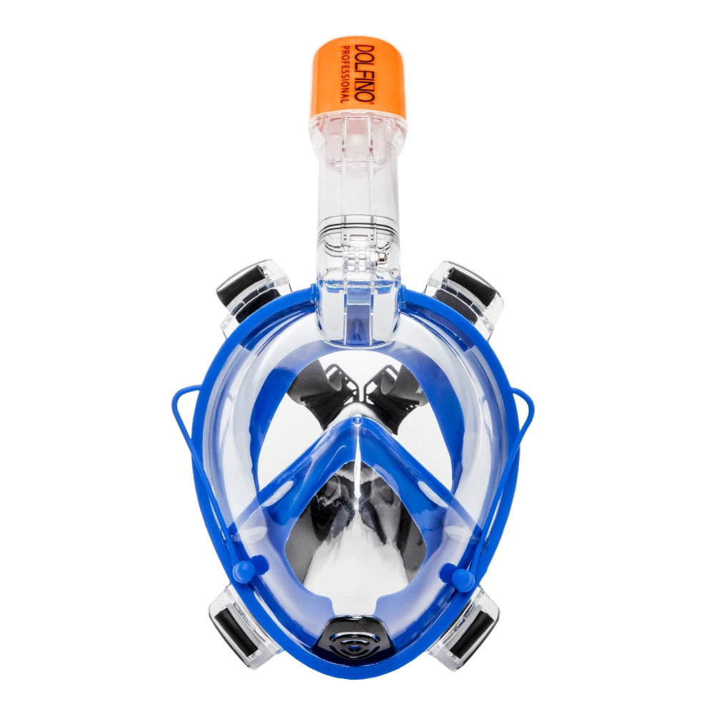 Dolfino Pro DPM17478SBLC Frontier Full-Face Snorkeling Mask - Small ...
