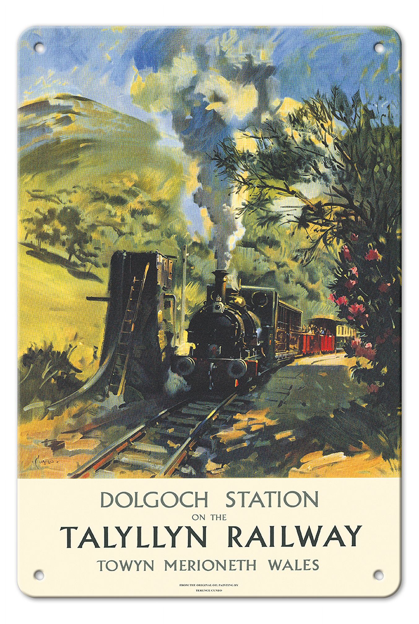 Dolgoch Station on the Talyllyn Railway - Tywyn (Towyn) Wales - Vintage ...