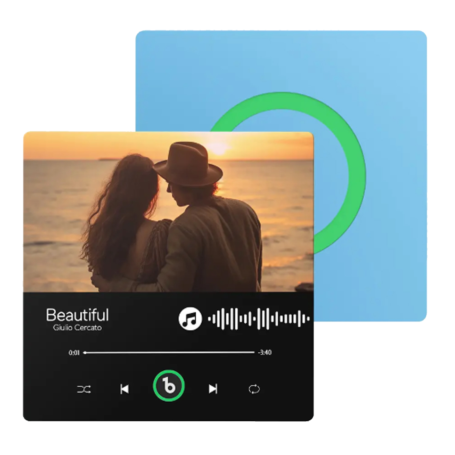 Dolhoo Music Refrigerator Magnets Personalized Spotify Plaque Magnet ...