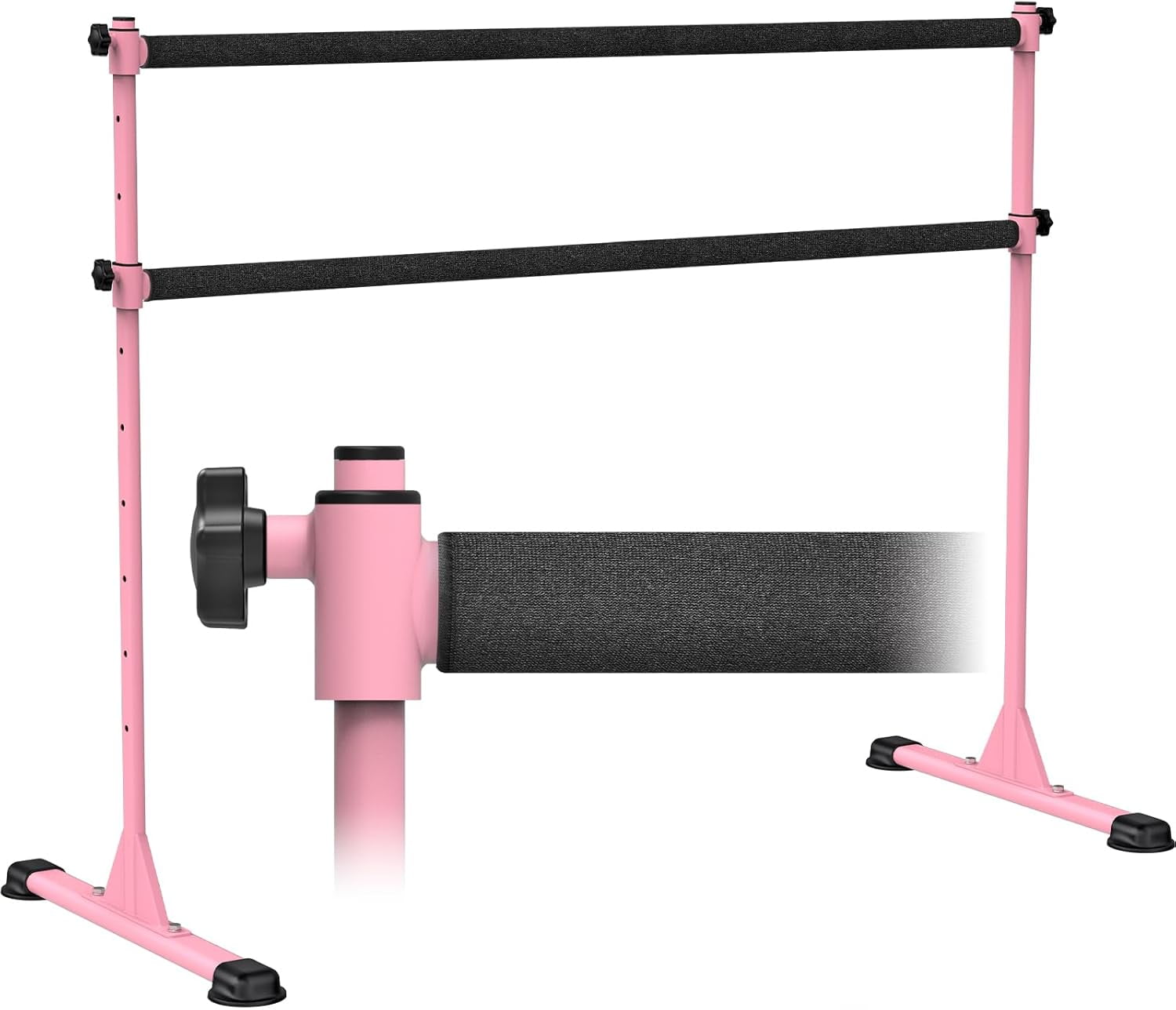 Dolibest Freestanding Ballet Bar, Height Adjustable Ballet Bar, Heavy ...