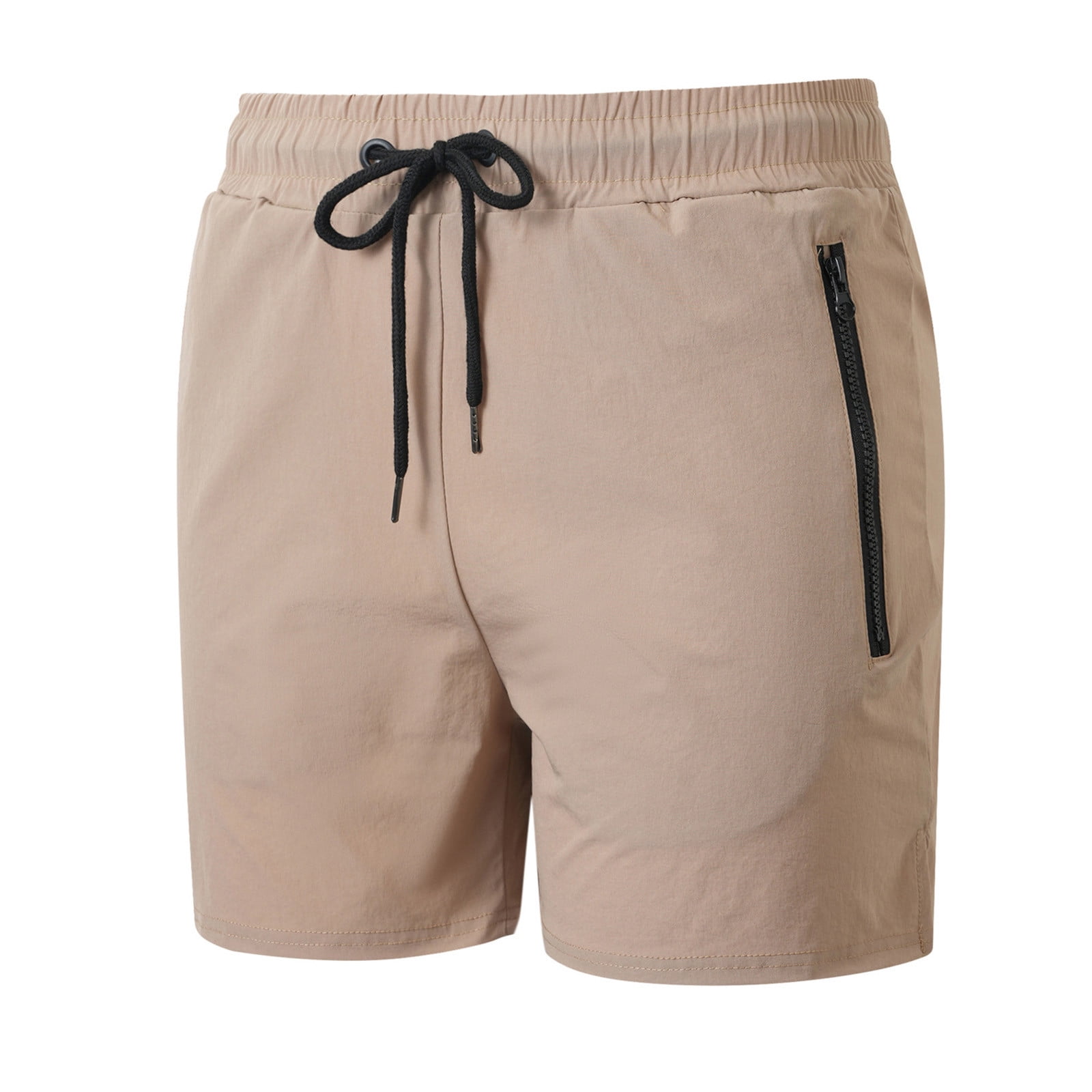 Dolkfu Athletic Shorts Men Basketball Drawstring Shorts Gym Zipper ...