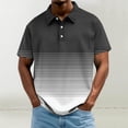 Dolkfu Black Men'S Polos Shirts Button Collared Retro Vintage Short ...