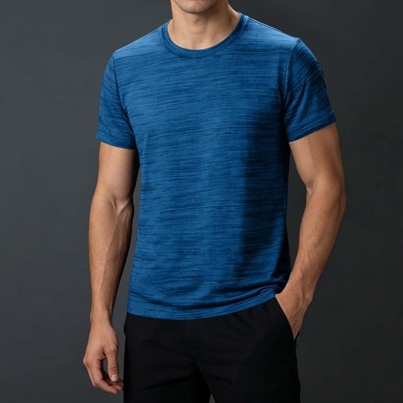 Dolkfu Blue True Classic Tees Men Crew Neck Short Sleeve Pull-On ...