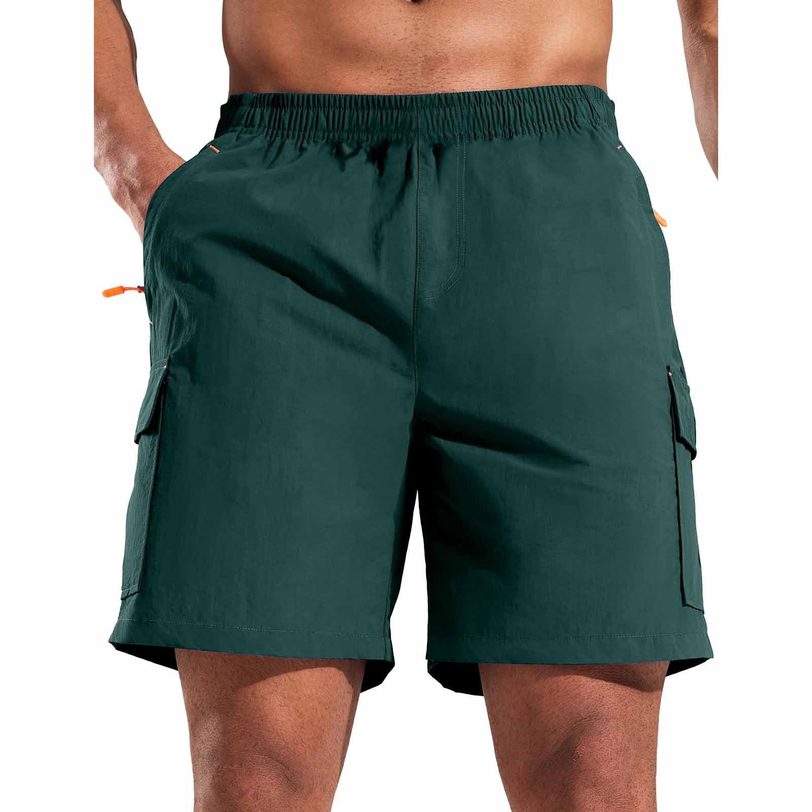 Dolkfu Cargo Summer Shorts Mens Hiking Drawstring Shorts Breathable ...