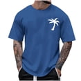 Dolkfu Crew Neck Comfort Colors Tshirt Pull-On Short Sleeve Blue ...