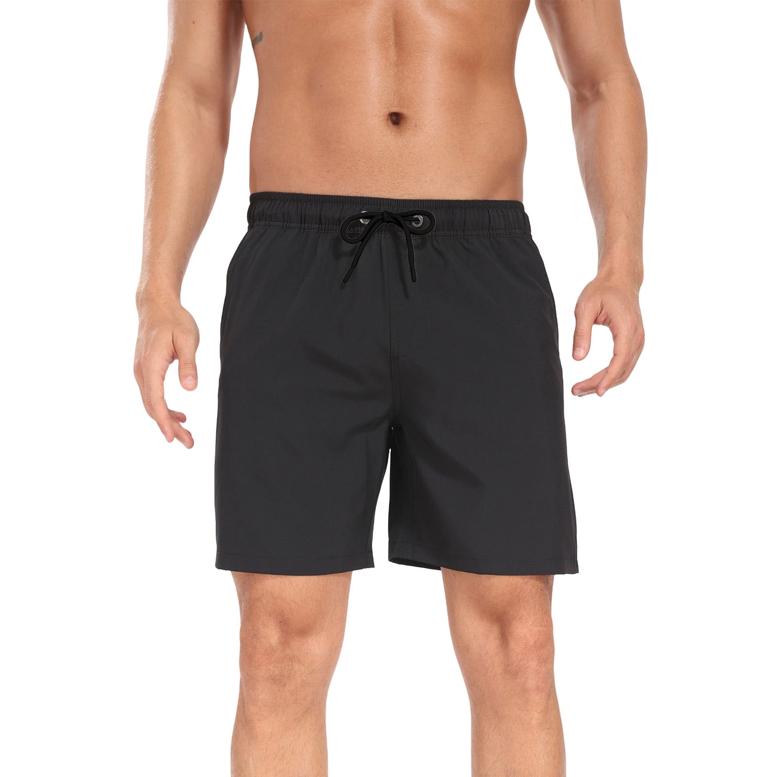Dolkfu Men's Shorts Drawstring Quick Dry Athletic Beach Shorts Running ...