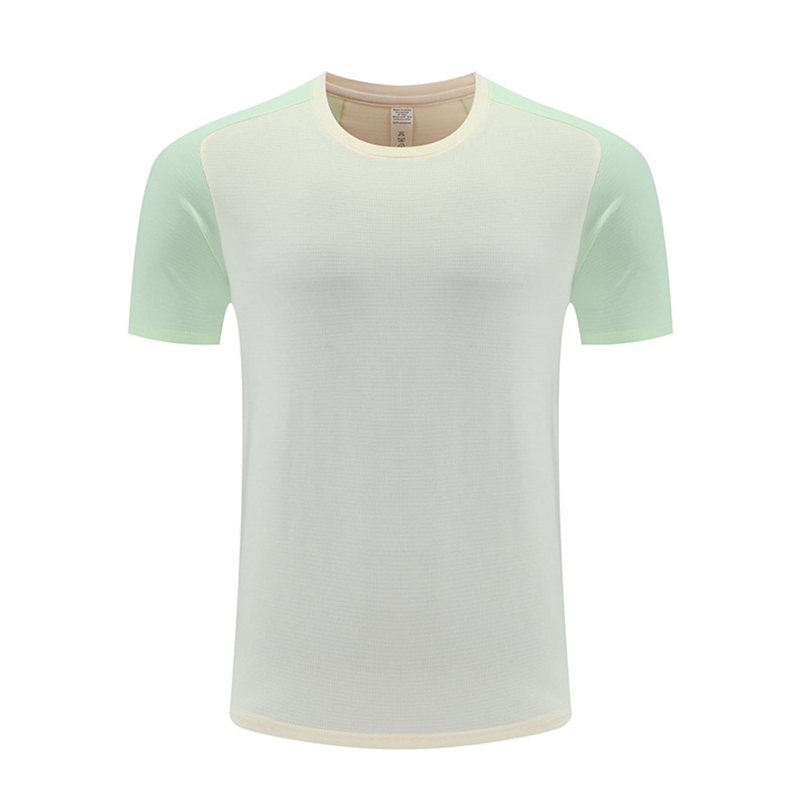 Dolkfu Yellow Shirts for Men Short Sleeve Crew Neck Pull-On Minimalist ...