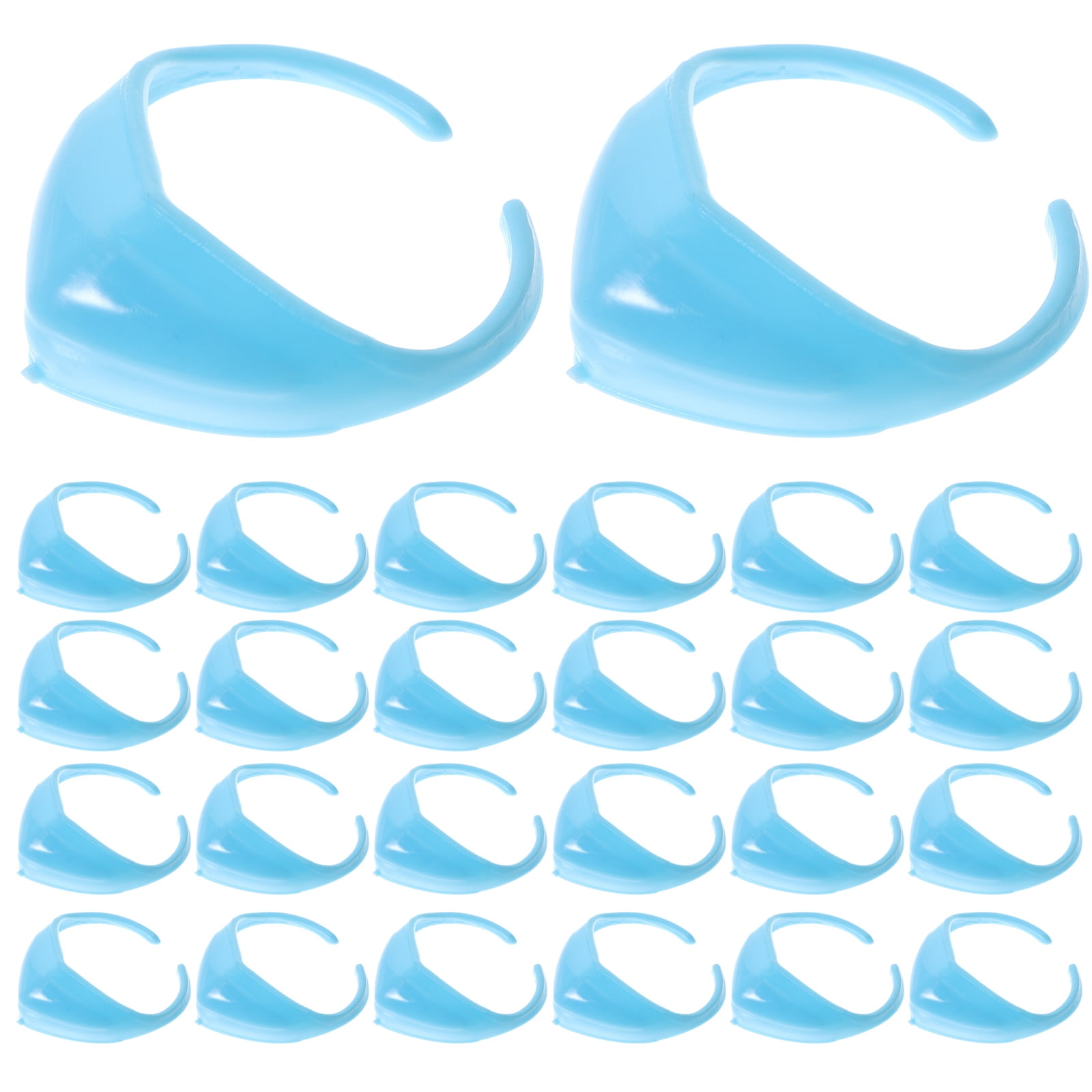 Black Miniature Mask Set for DIY Plastic Doll Accessories 100 Pieces ...