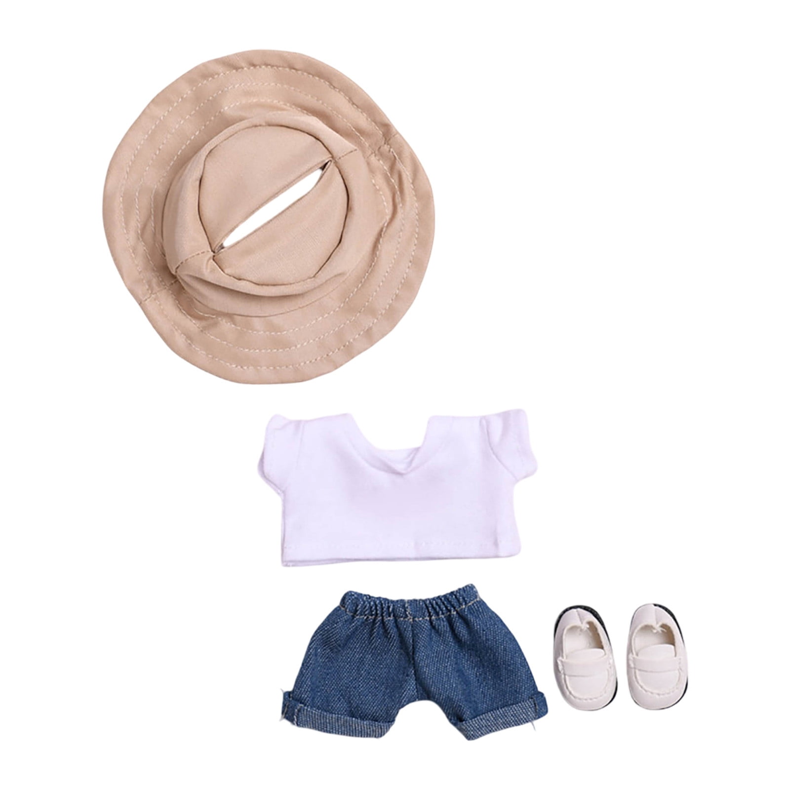 Doll Accessories Set for Kids - Mini Clothes and Display Kit for ...