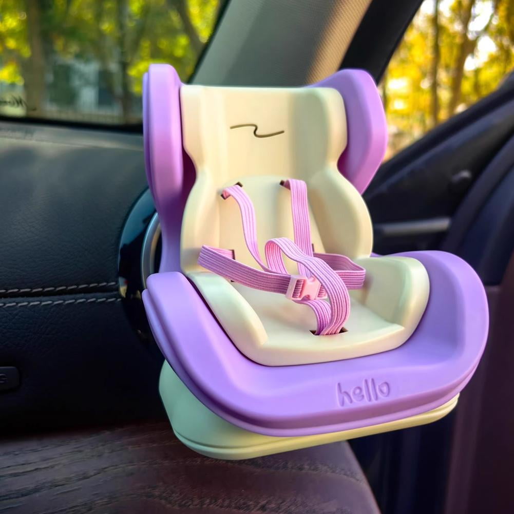 Doll Car Seat for 10-17cm Dolls,Dolls Seat Vent Clip and Desktop Stand ...