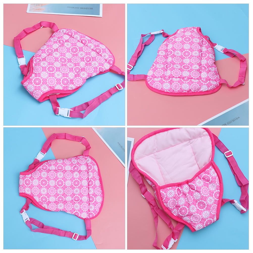 Doll Carrier Baby Backpack Stuffed Bags Front Strap Carriers Portable ...