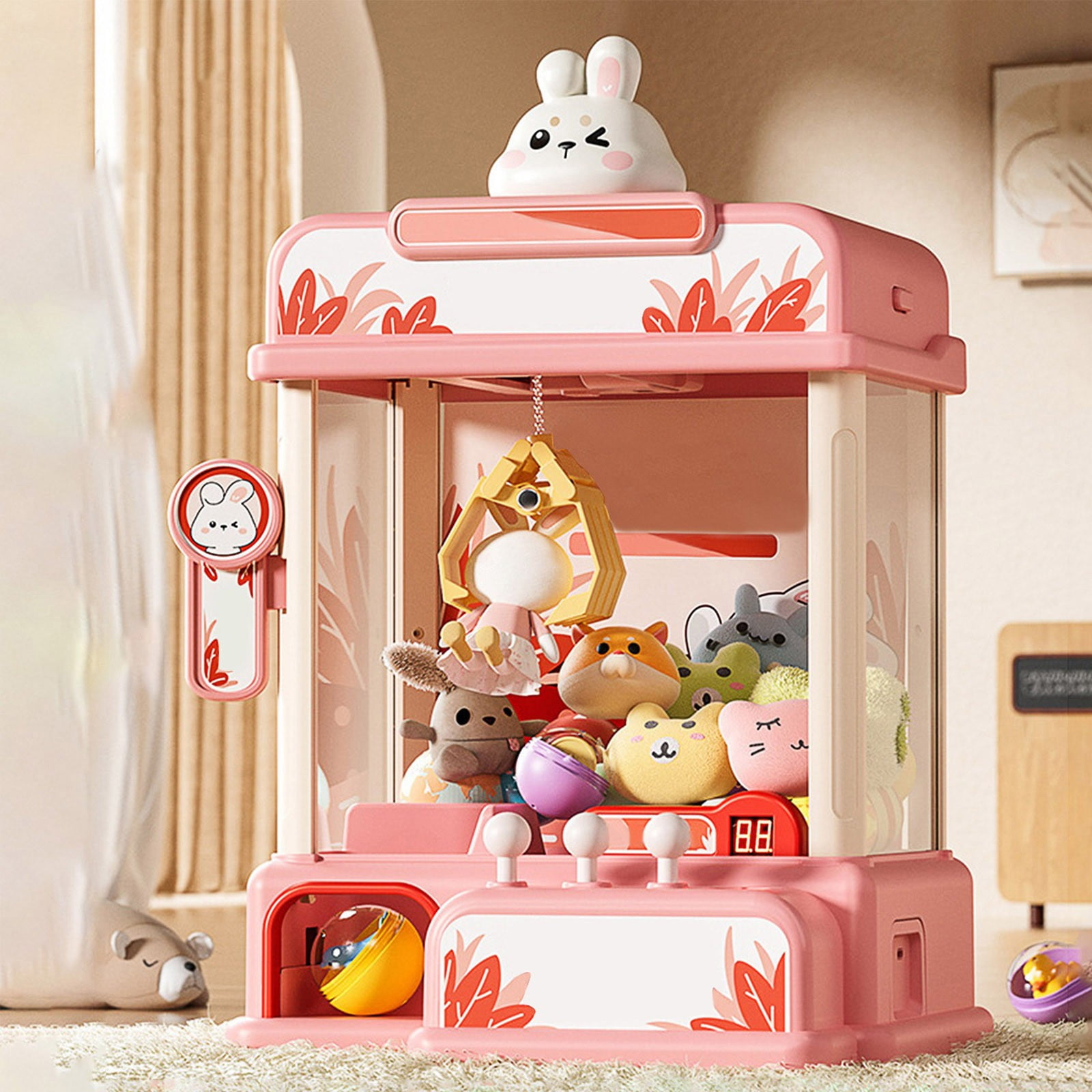 Doll Catcher Machine Toys For Kids, Classic Arcade Machine Design With ...