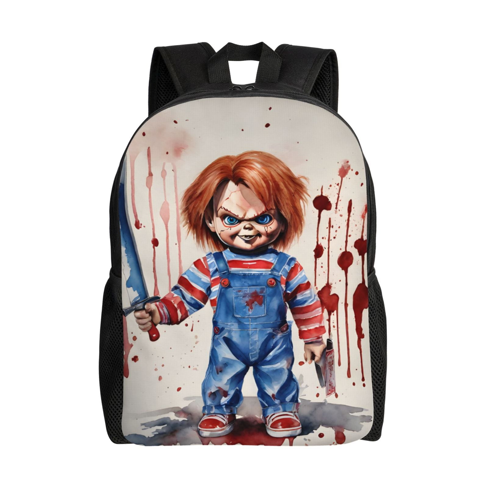 Doll Chucky Backpack Laptop School Bag Student Satchel Lightweight ...