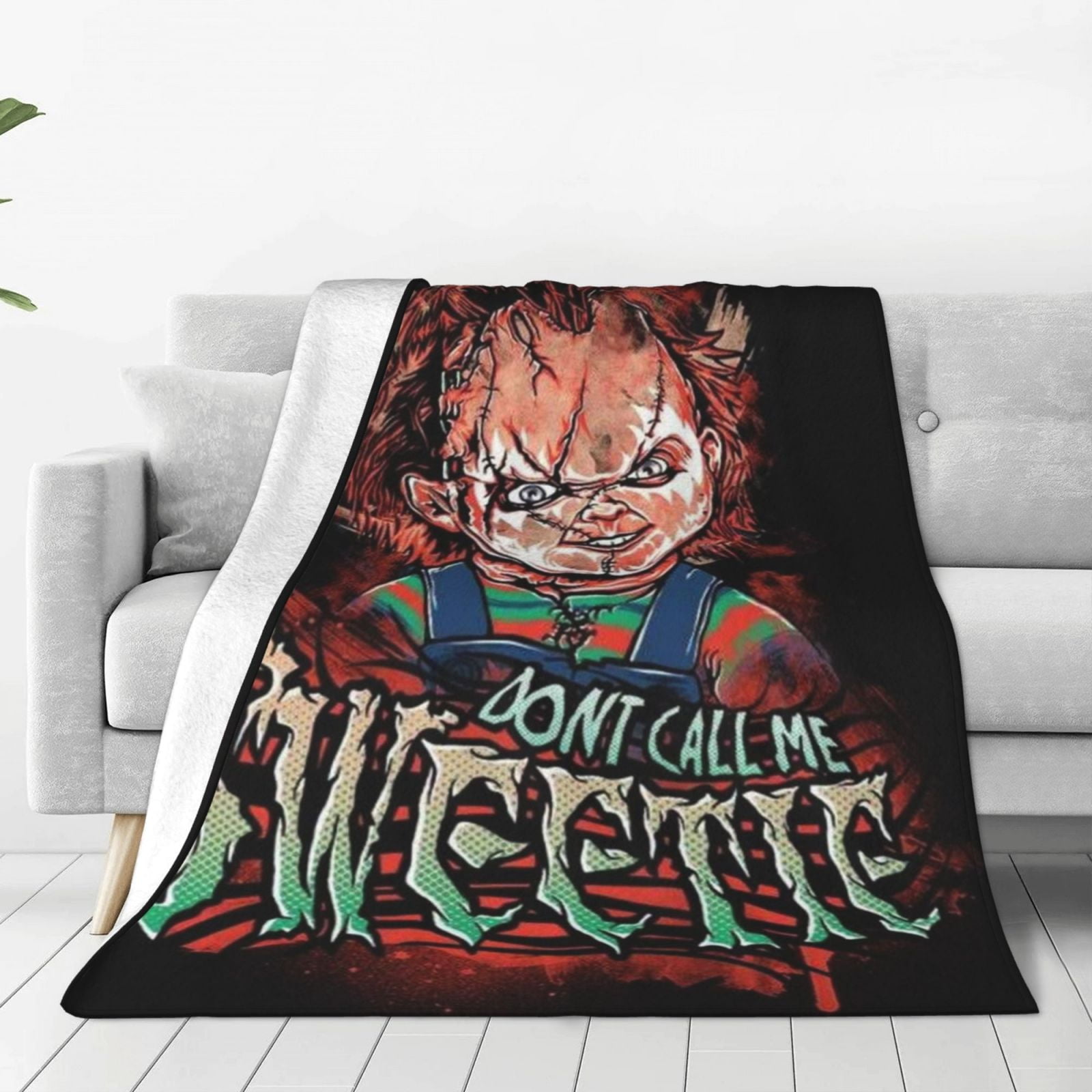 Doll Chucky Childs Play Flannel Blanket Cozy Ultra-Soft Micro Fleece ...