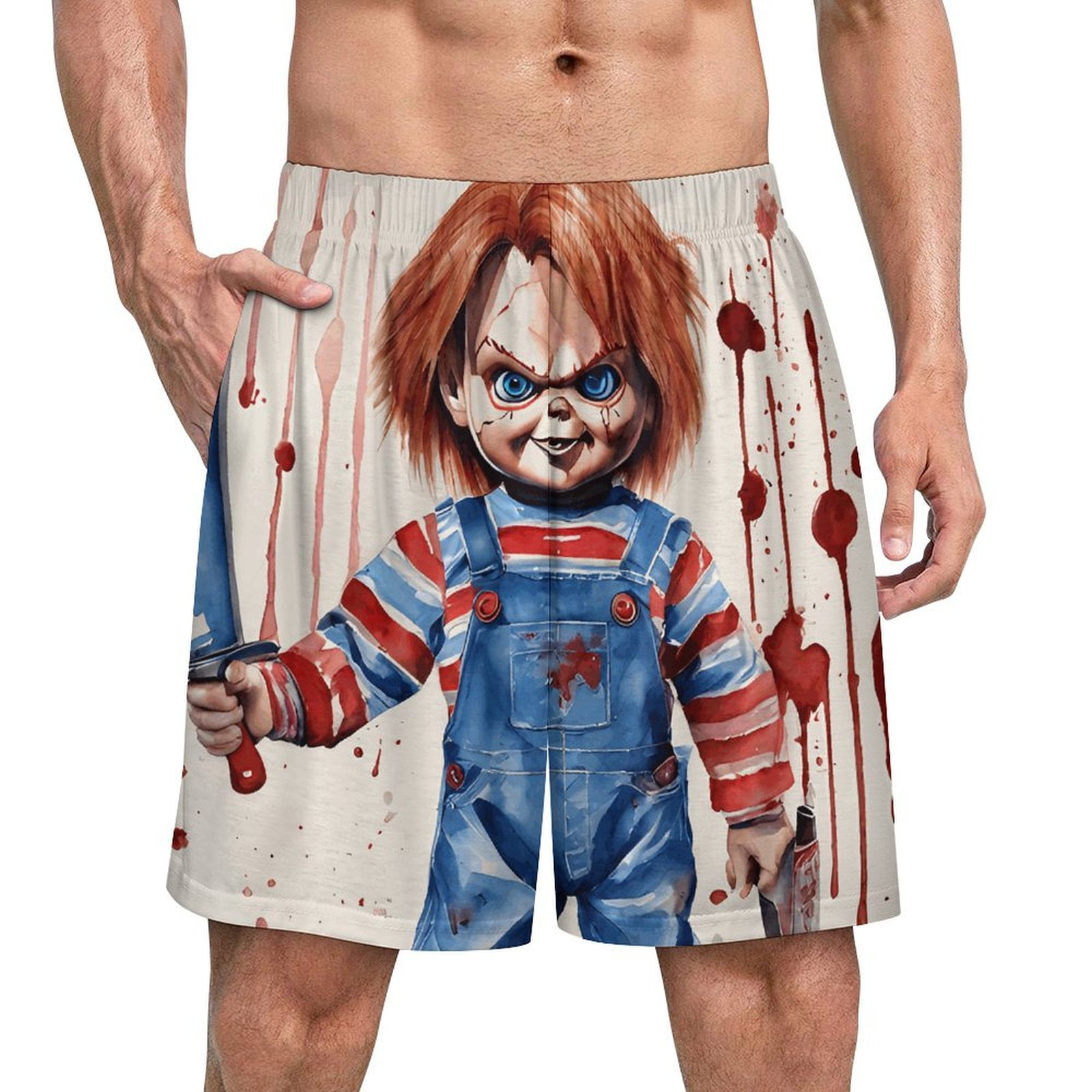 Doll Chucky Pajama Pants For Men Lounge Shorts Bottoms Sleepwear Daily ...
