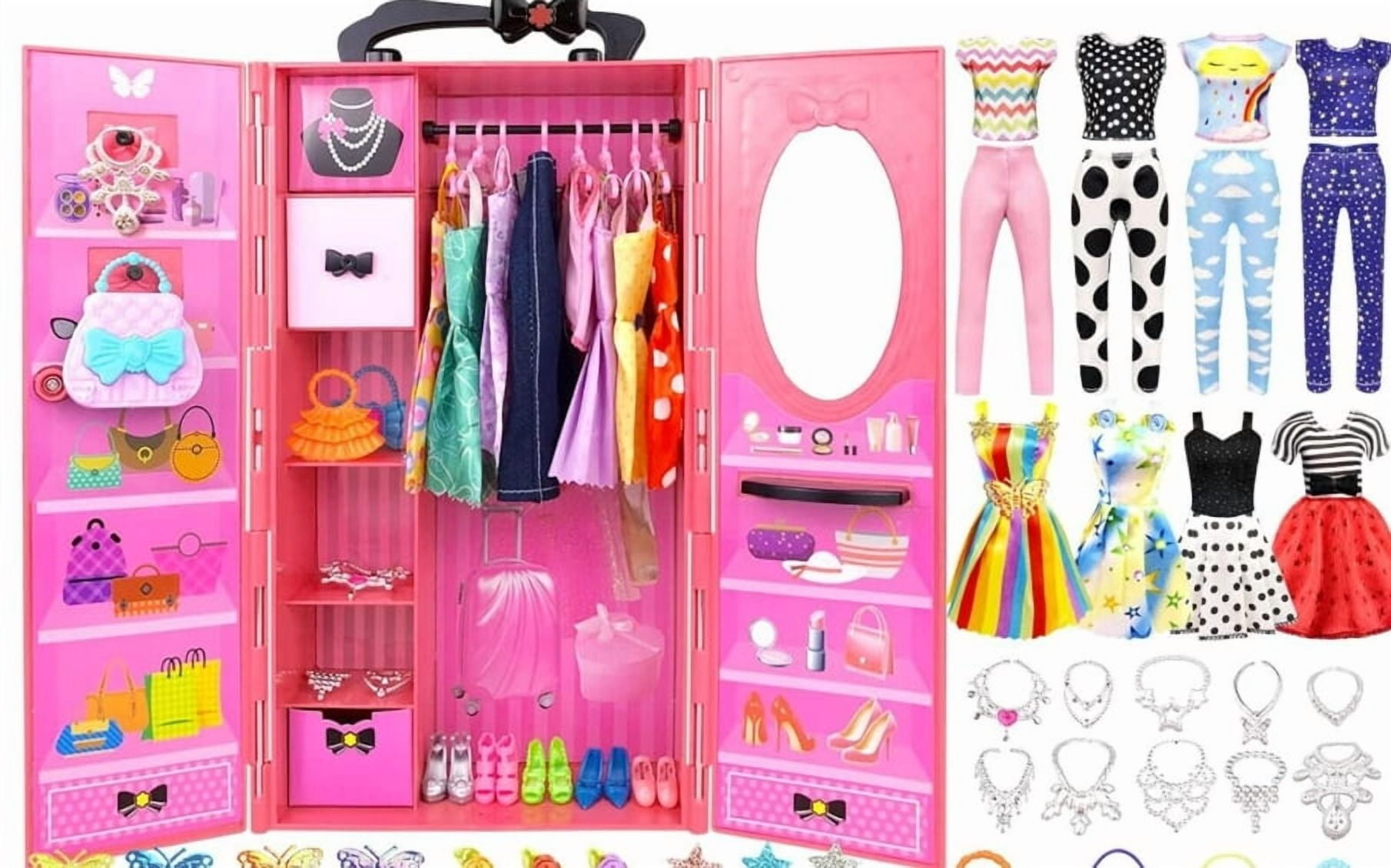 Doll Closet for barb with Doll Accessories for 11.5 Inch Doll - Fashion ...