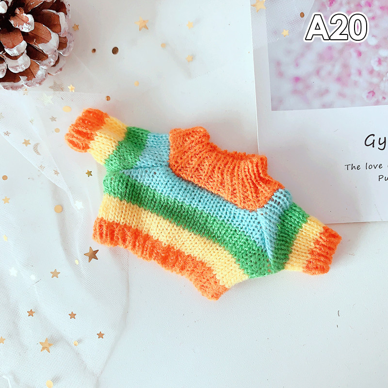 Doll Clothes For 20cm Doll Plush Doll's Clothing Sweater Stuffed Toy ...