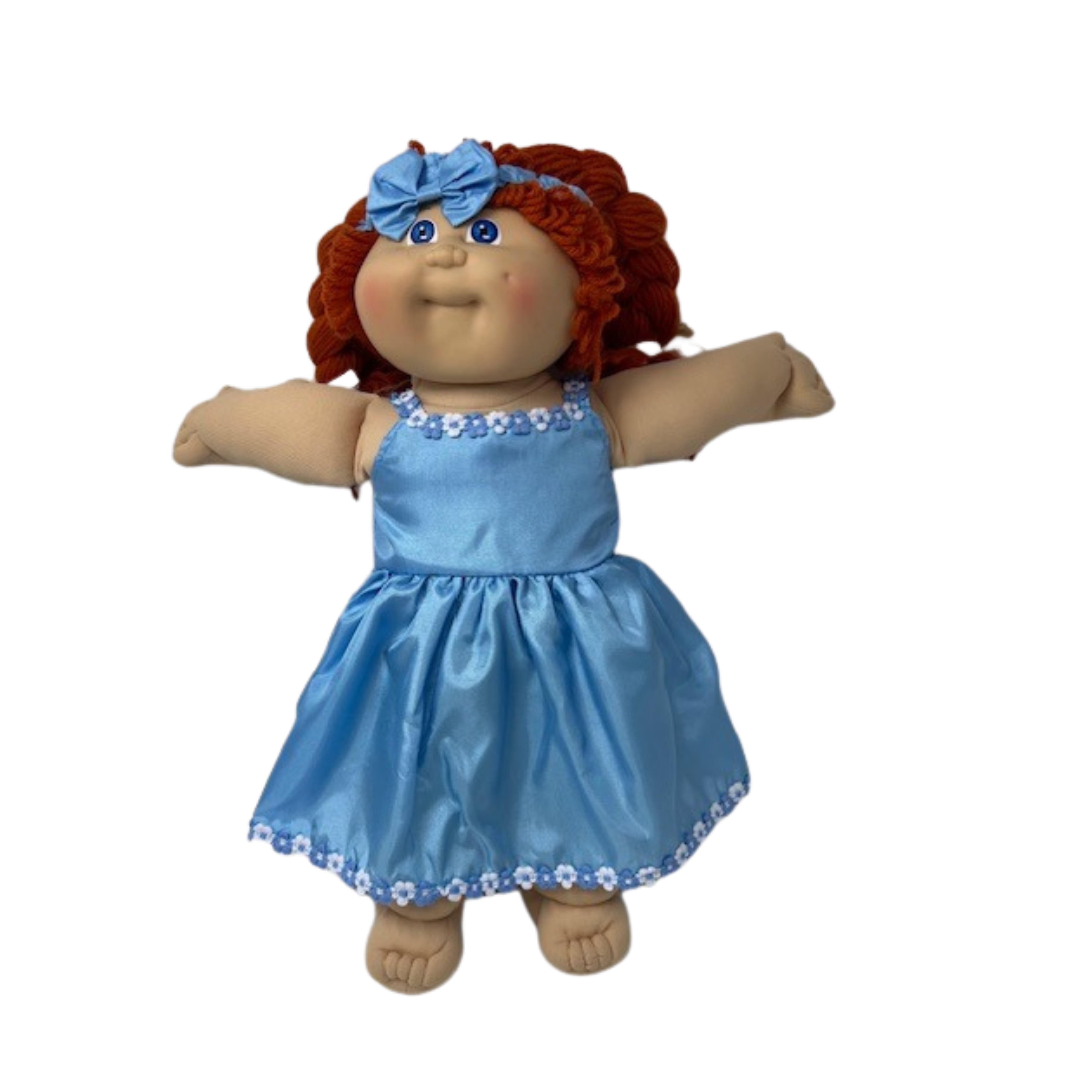 Doll Clothes Superstore Handmade Darling Blue Dress Fits 15-16 Inch Cabbage Patch Kid Dolls ...